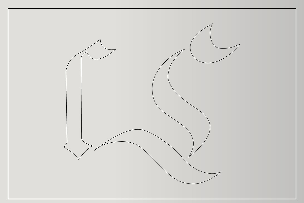 Fraktur Numb Font, a Blackletter Font by cromatixclassroom