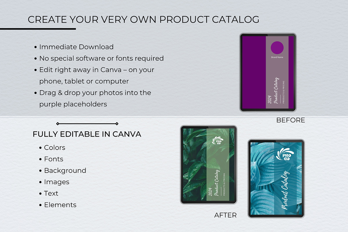 Product & Pricing Catalog Template, a Magazine Template by B2 Digital ...