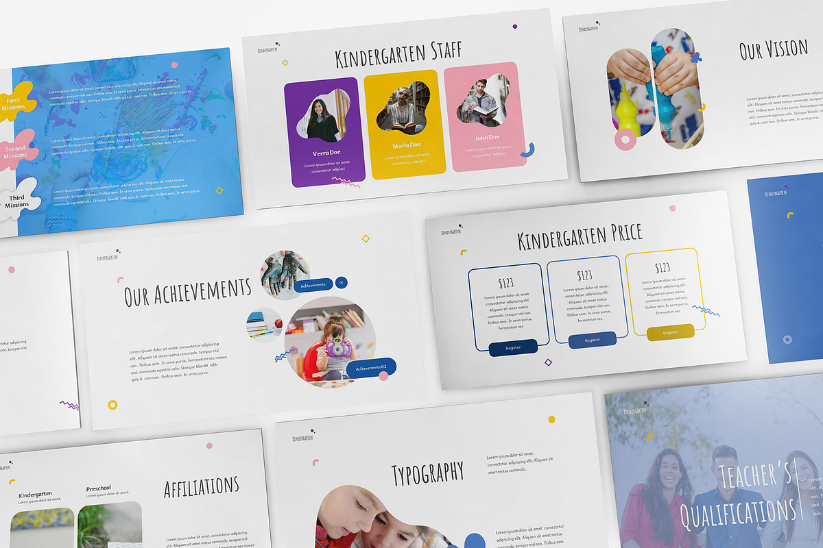 Kindergarten Google Slides Template, a Presentation Template by ...