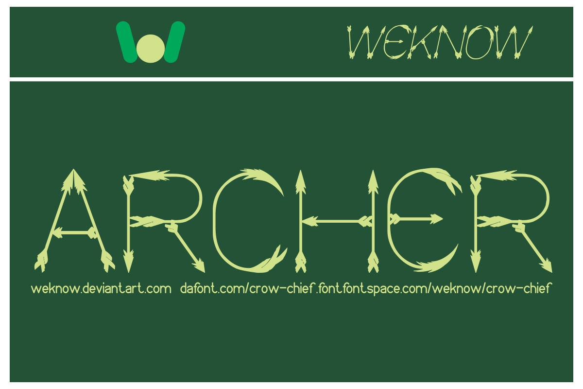 archer font