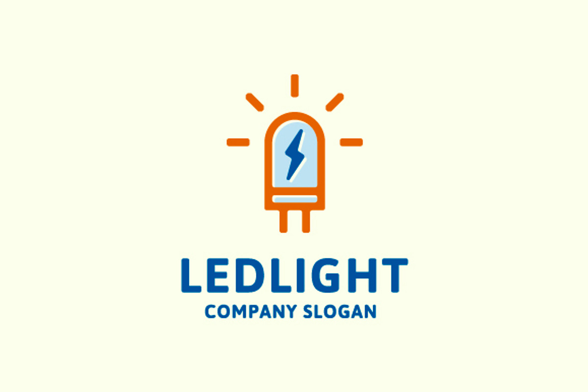 Led Light Logo, a Branding & Logo Template by Mauro Bertolino