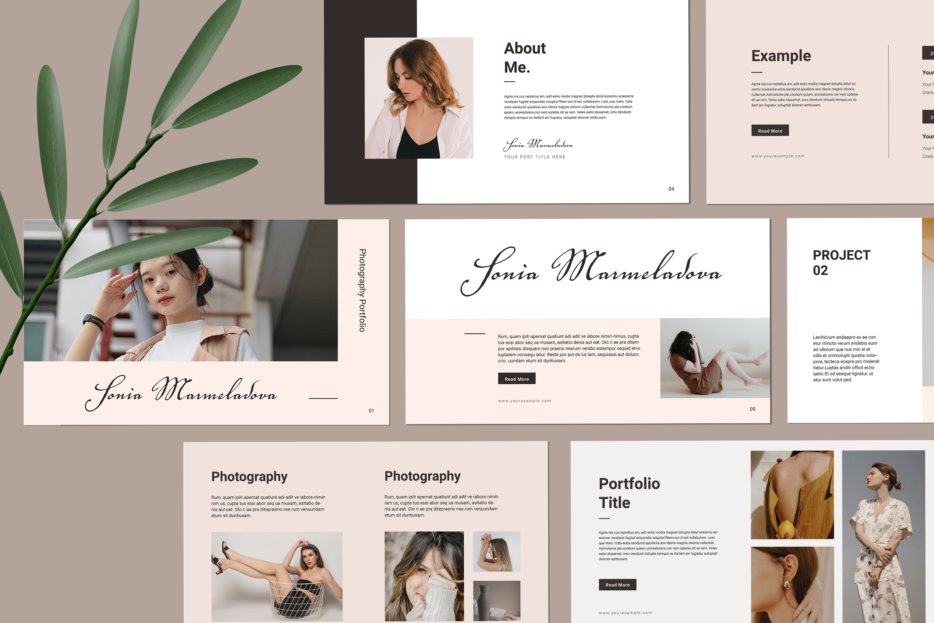 Photography Portfolio Presentation, a Presentation Template by evgenystudio