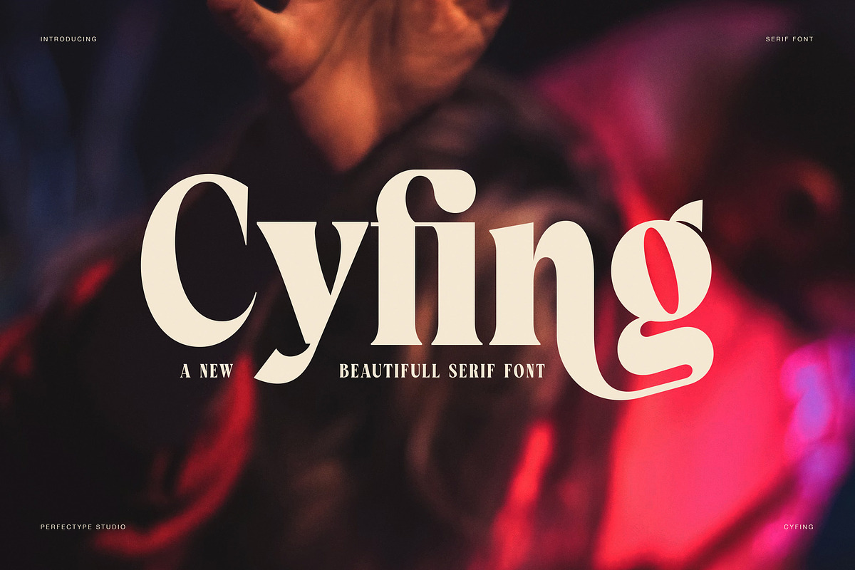 Cyfing Elegant Serif Font By Perfectype