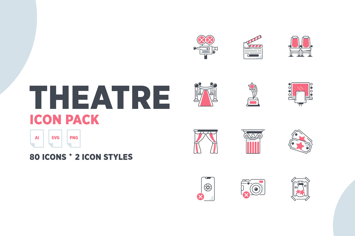 Theatre Icons | Creative Market