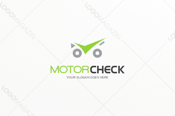 Motor Check Service Logo, a Branding & Logo Template by LogoBuy