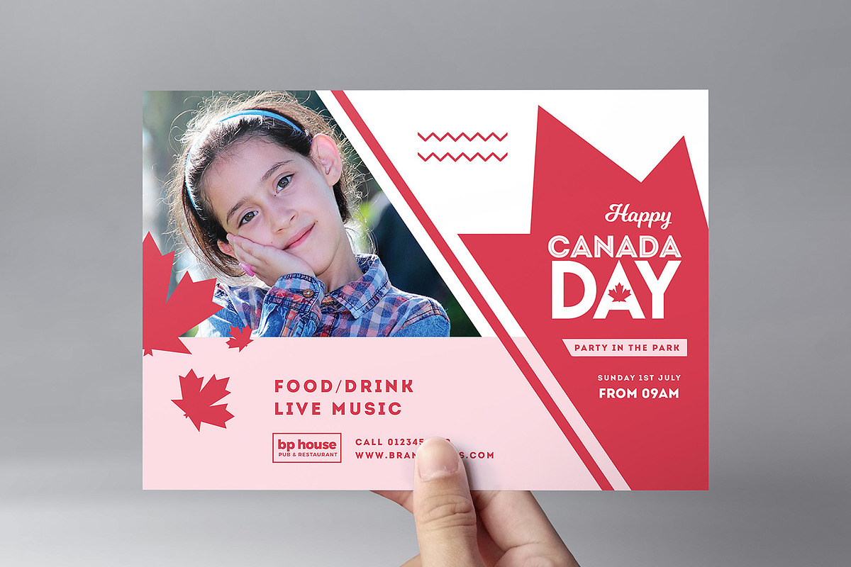 Canada Day Flyer / Poster Templates, a Flyer Template by BrandPacks