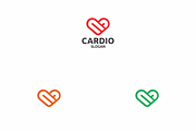 Cardio Heart Logo, a Branding & Logo Template by Metrolinevision