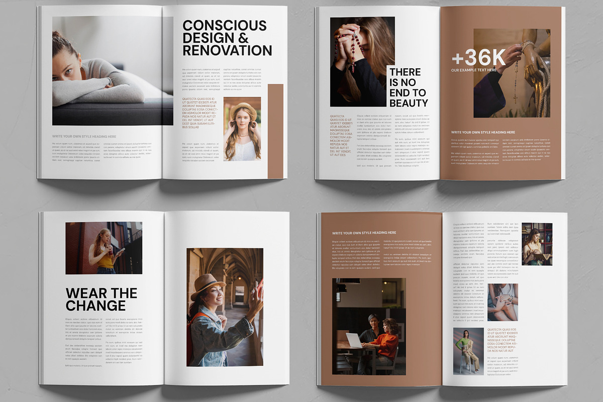 Modern Lifestyle Magazine Template