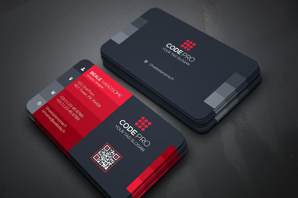 Multipurpose Business Card, a Business Card Template by Genereux Art