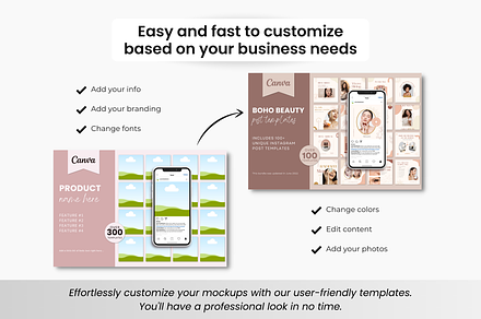 Canva Seller Mockup Template | Product Mockups ~ Creative Market