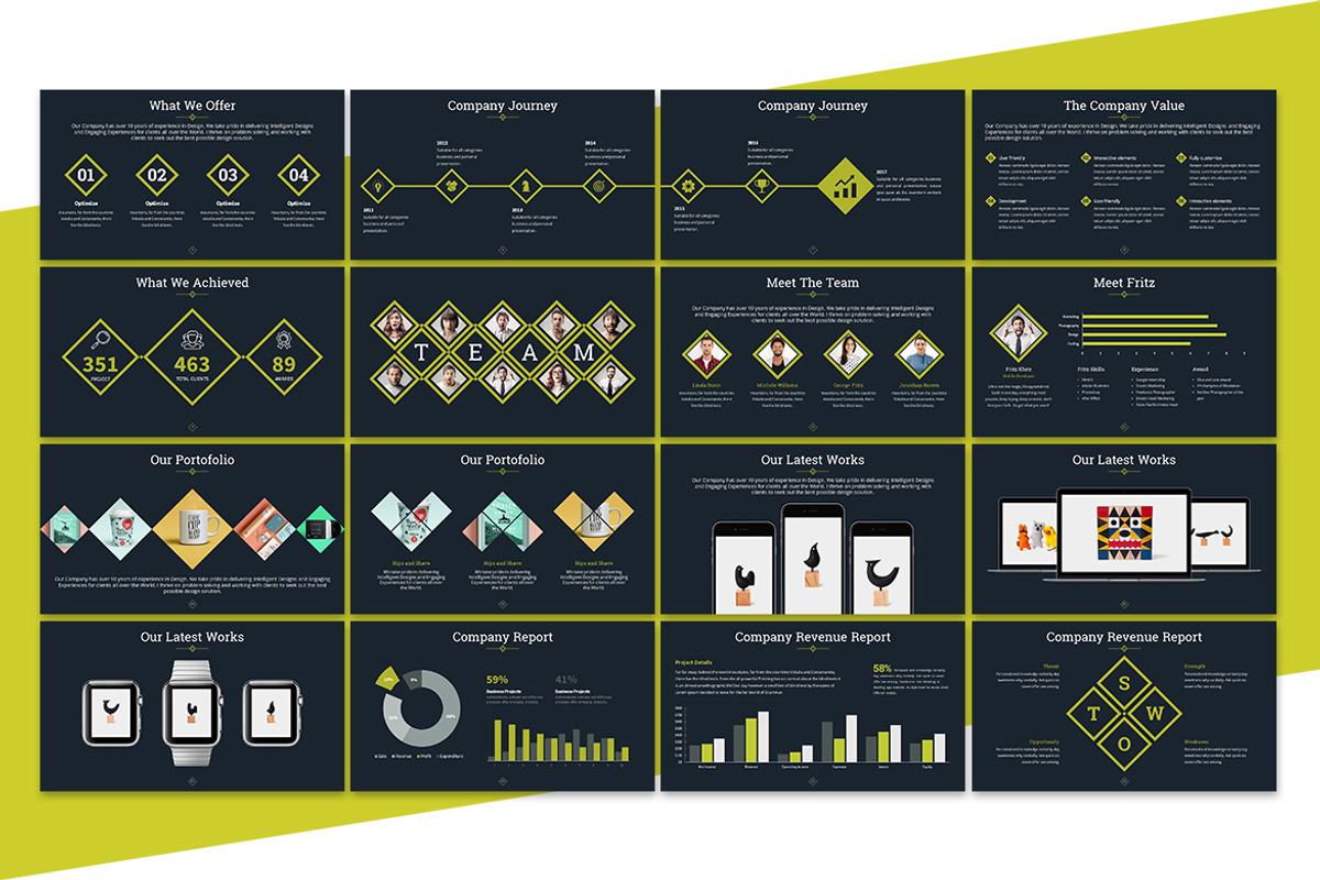Diamond - Powerpoint Template, a Presentation Template by inspirasign ...