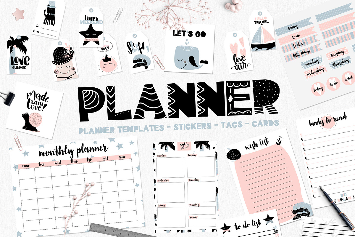 Planner Template, an Object Graphic by Alyonka_lis