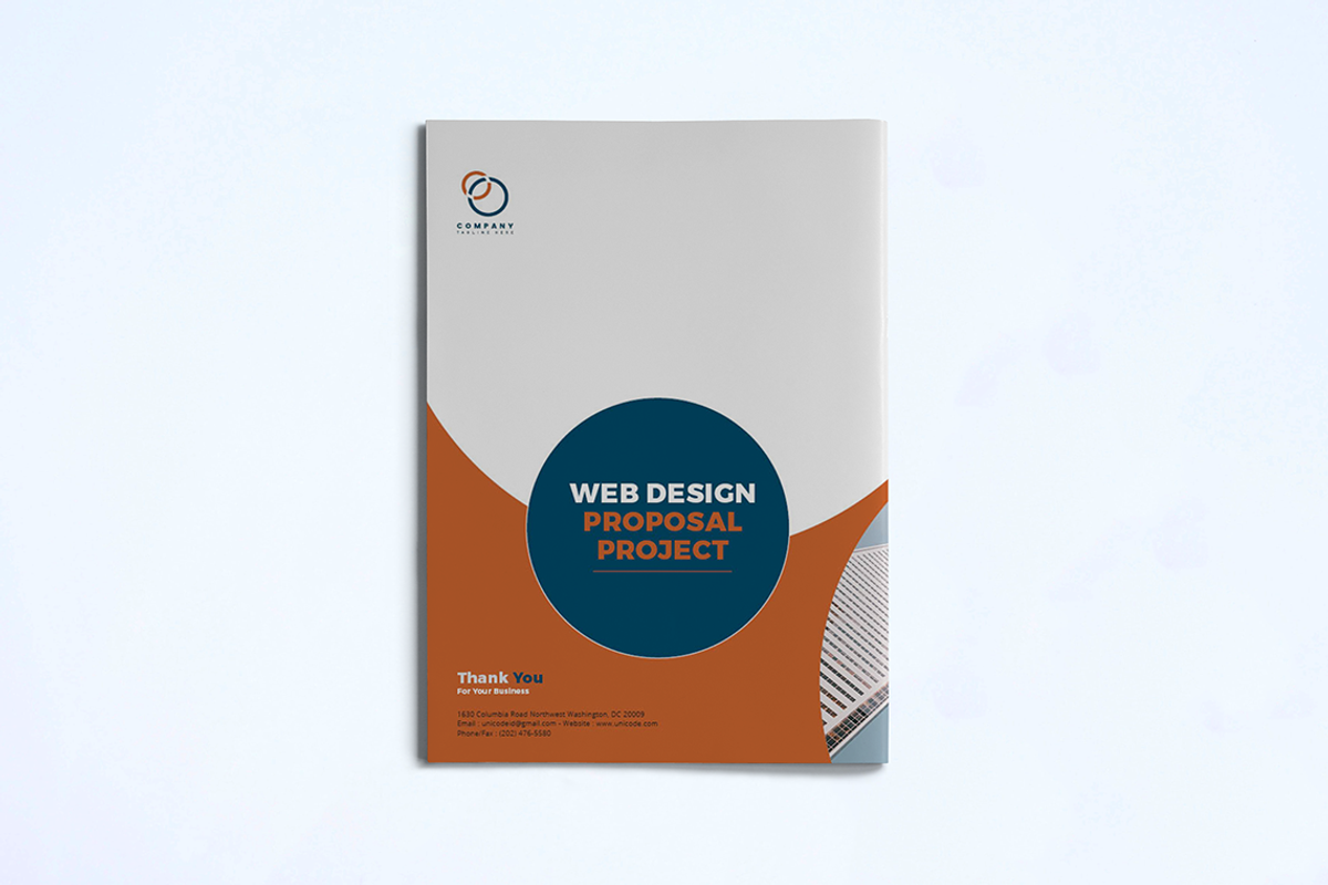 Proposal File Template, a Brochure Template by UnicodeID | Creative Market