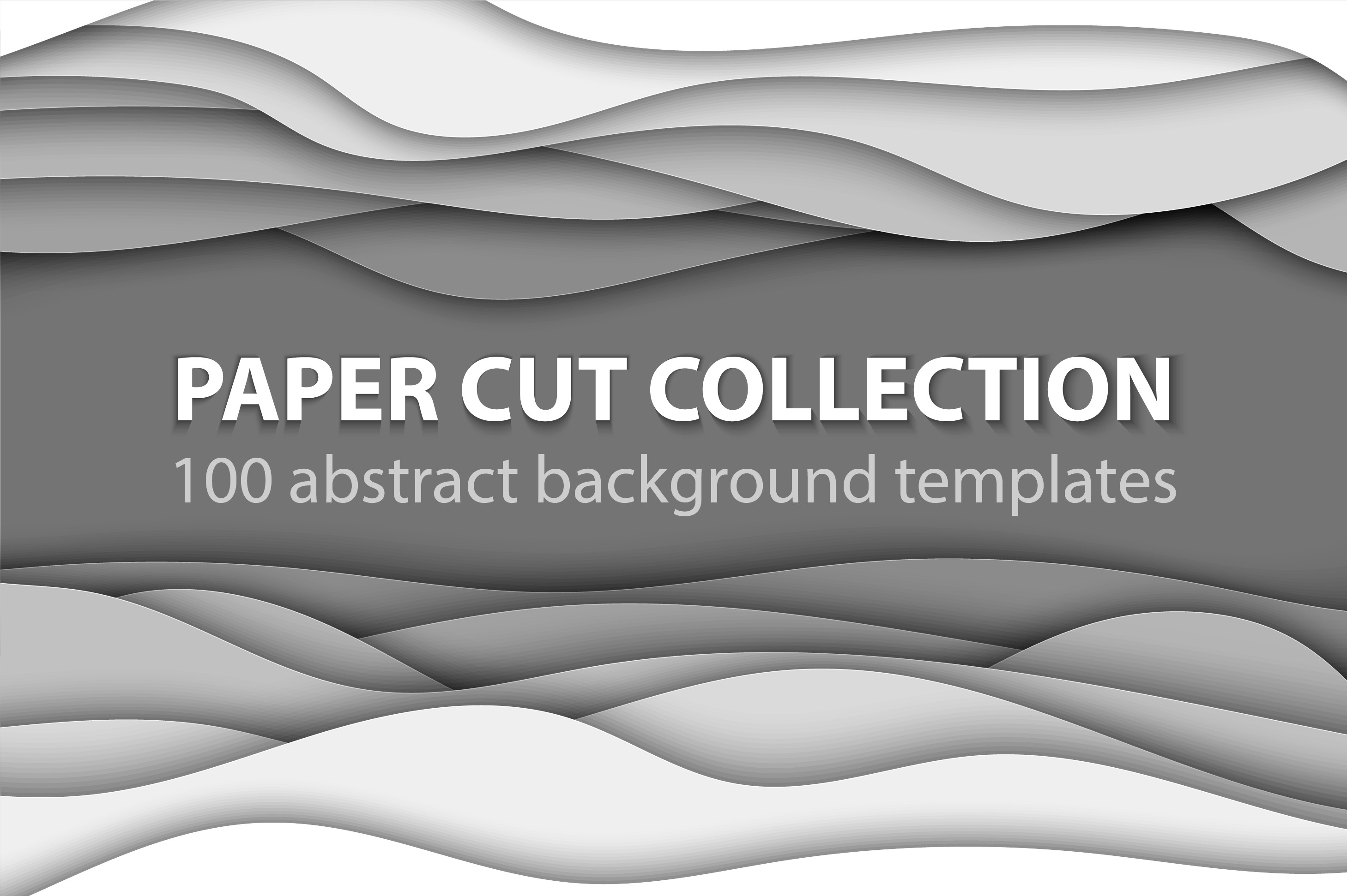 100 paper cut backgrounds, a Card Template by Akimo Mia