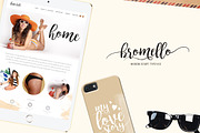 bromello typeface, a Script Font by alit design