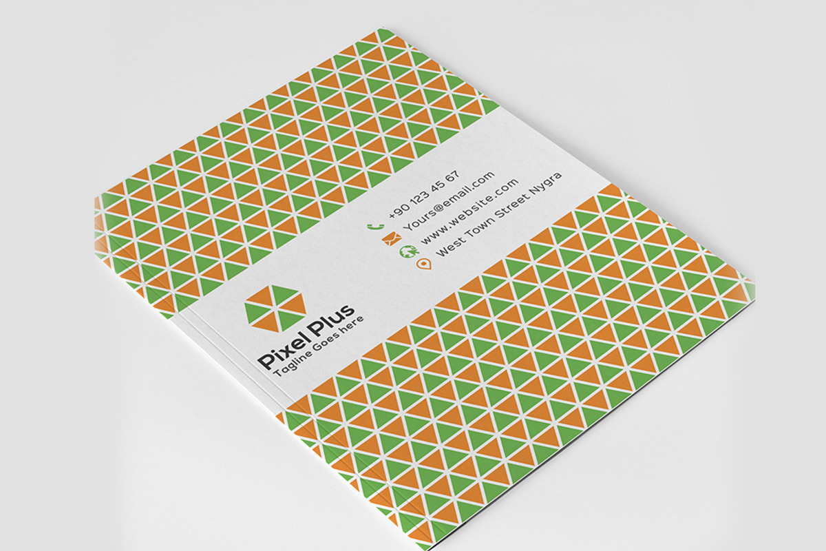 Pixel Plus Stationery Design, a Stationery Template by Shahjhan