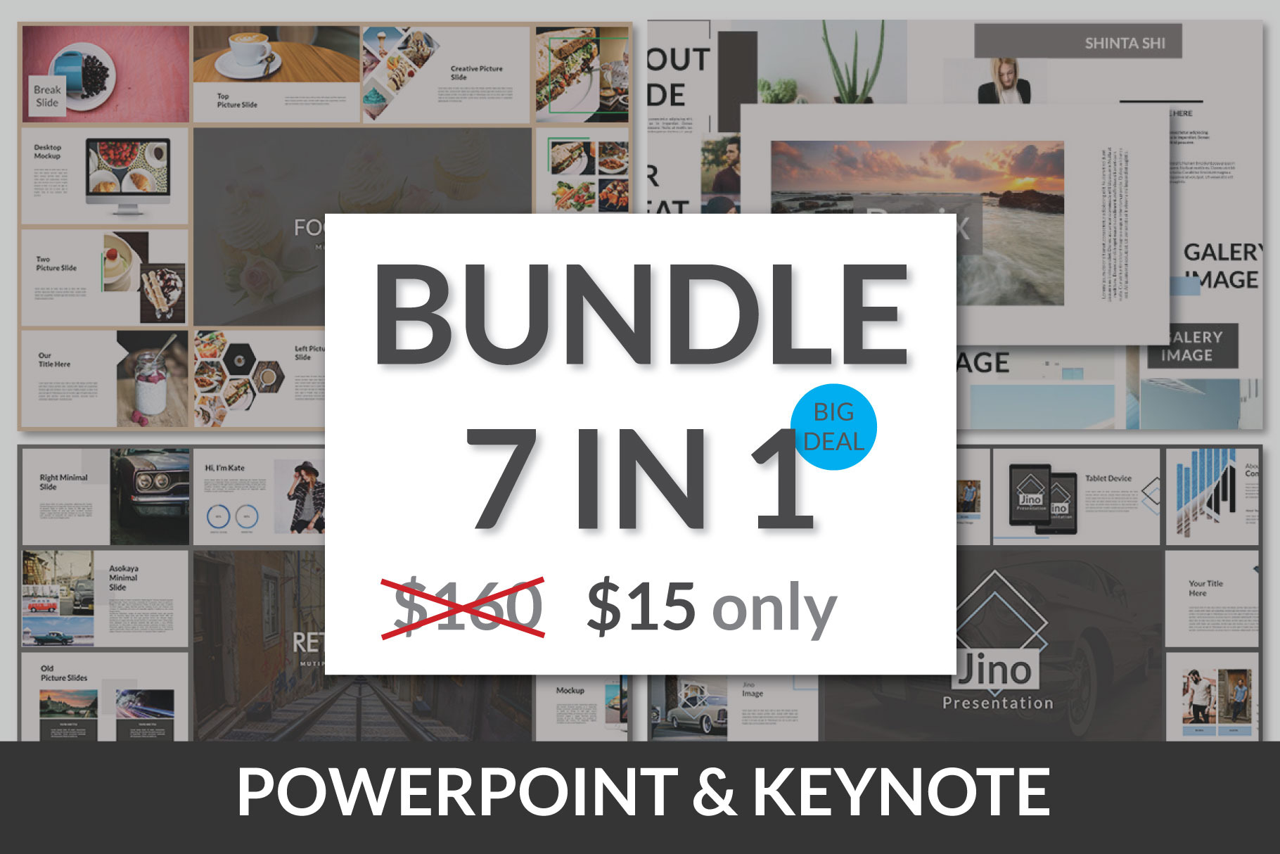 Bundle 7 in 1 Powerpoint & Keynote, a Presentation Template by ...