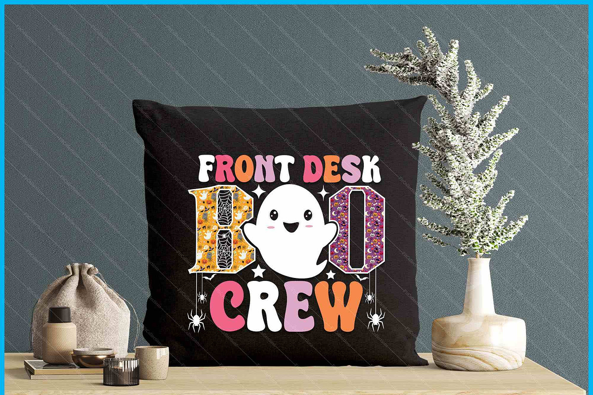 Front Desk Boo Crew Ghost Halloween