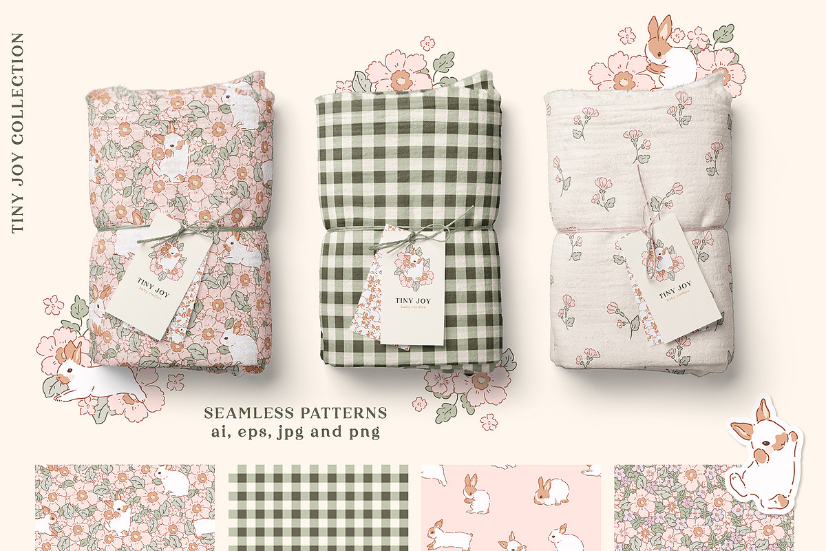 Tiny Joy Collection Kawaii Cute Bunny