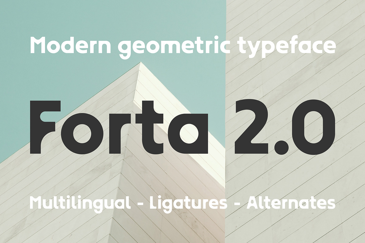 Forta - modern, unique typeface