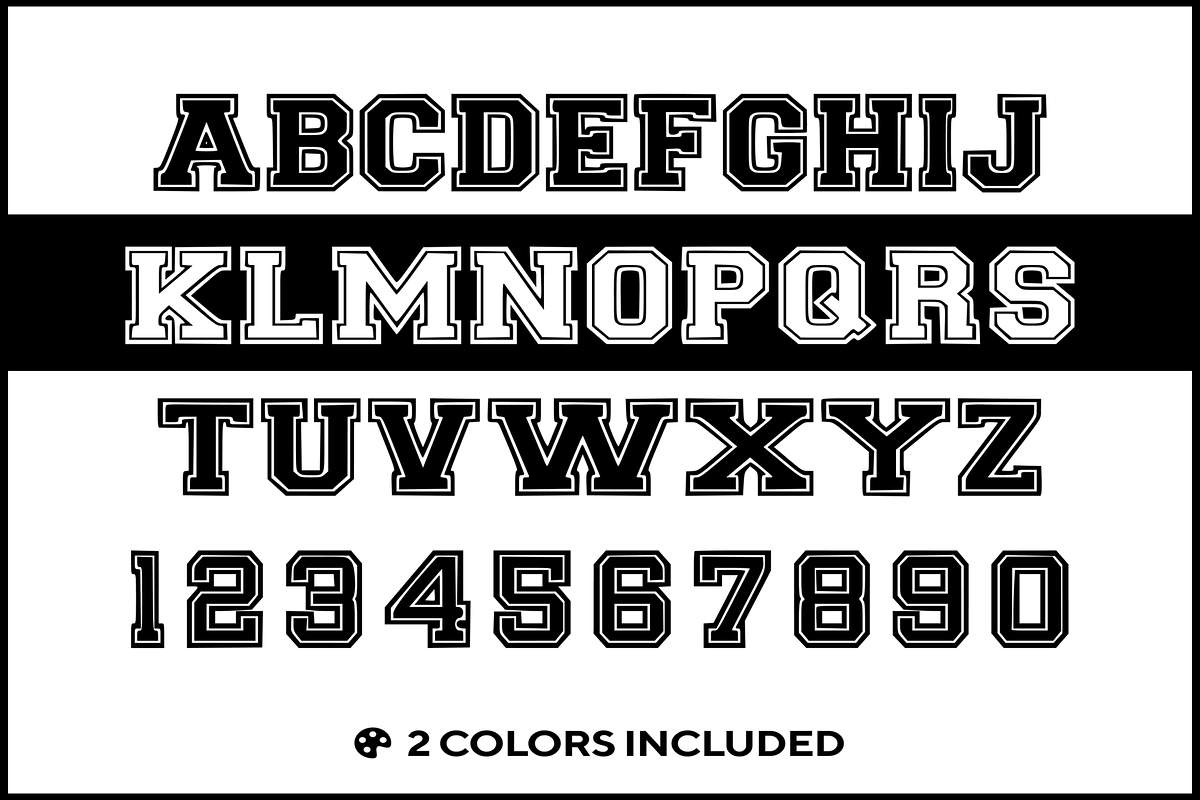 University Font Svg Png Pdf Dxf, an Object Graphic by Custom Fonts ...