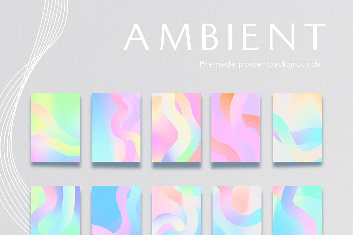 Ambient Grainy Gradient backgrounds
