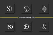 Set Of SD, DS , Logos, a Branding & Logo Template by art_creater