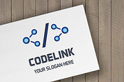 Code Link Logo, a Branding & Logo Template by Design_Planet