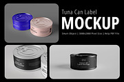 Tuna Can Label Mockup