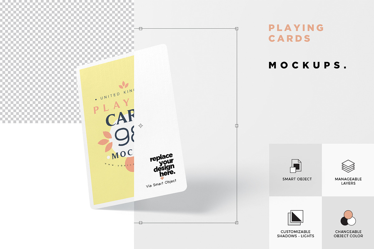 Cards Mockups, a Product Mockup by GfxFoundry