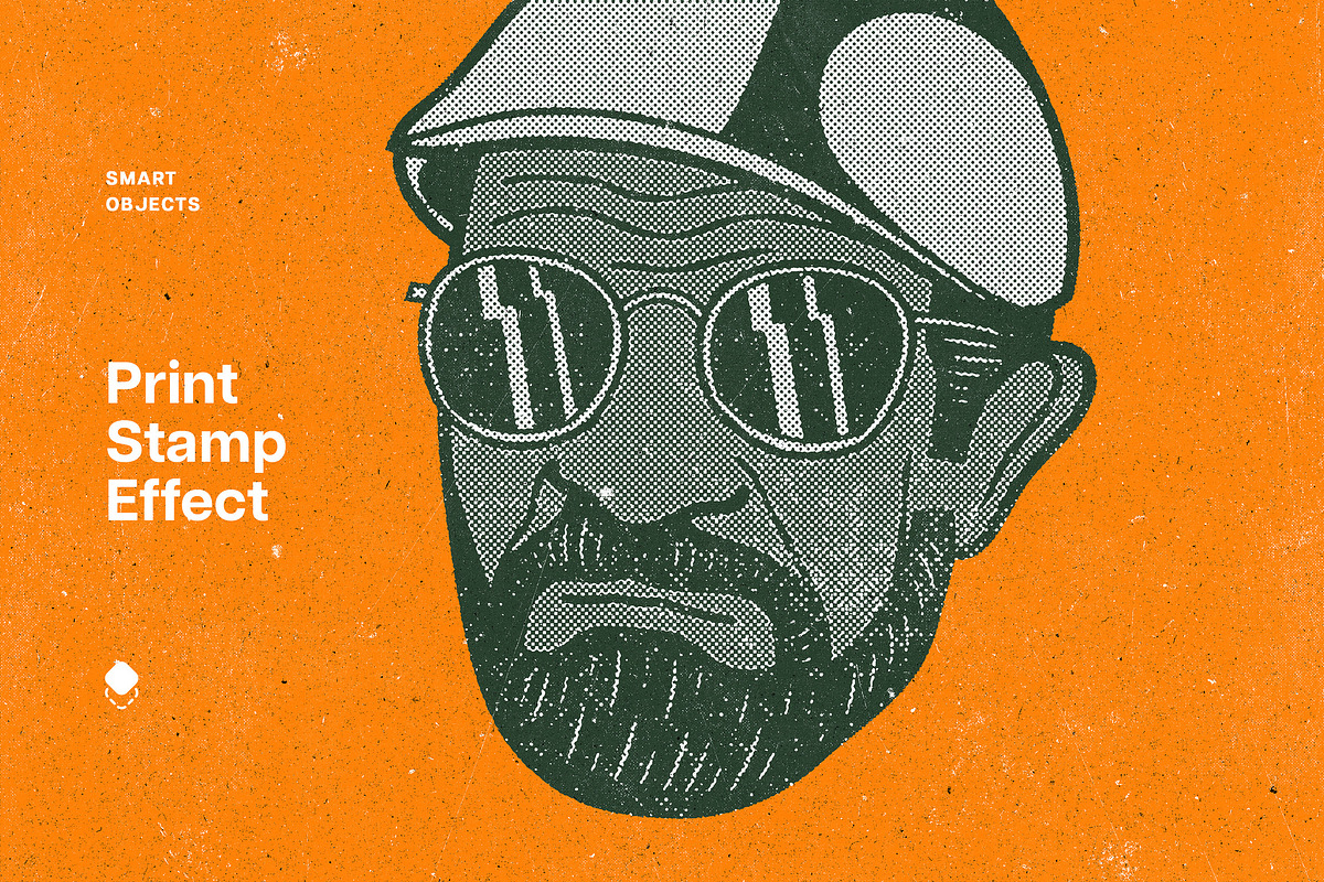 Print Stamp Effect, a Layer Style Add-On by Design Squad