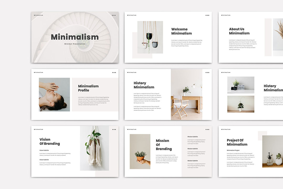 Minimalism Pptx-Key-Slide Template