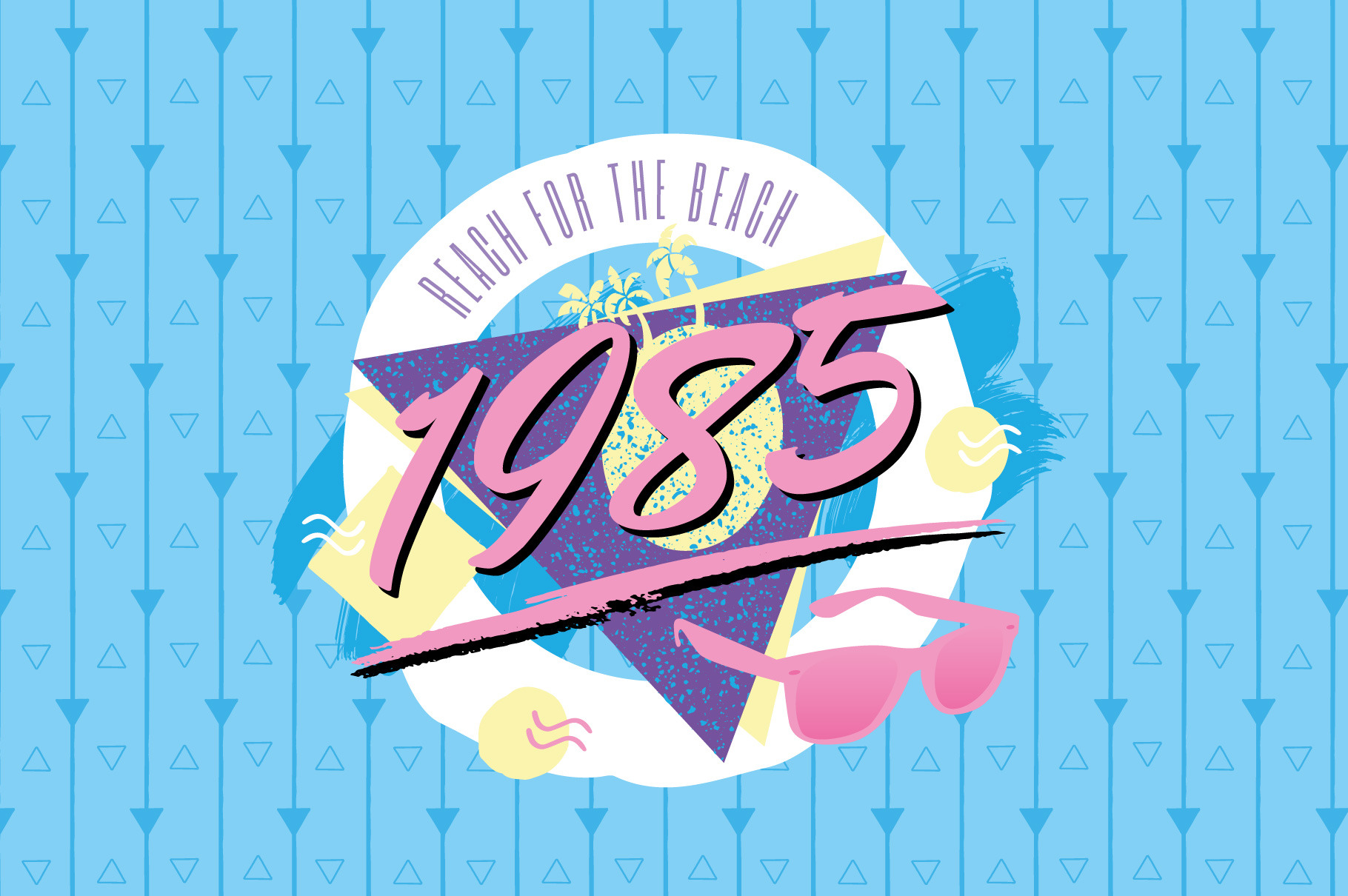 1980s Retro Logo Design Template, a Branding & Logo Template by ...