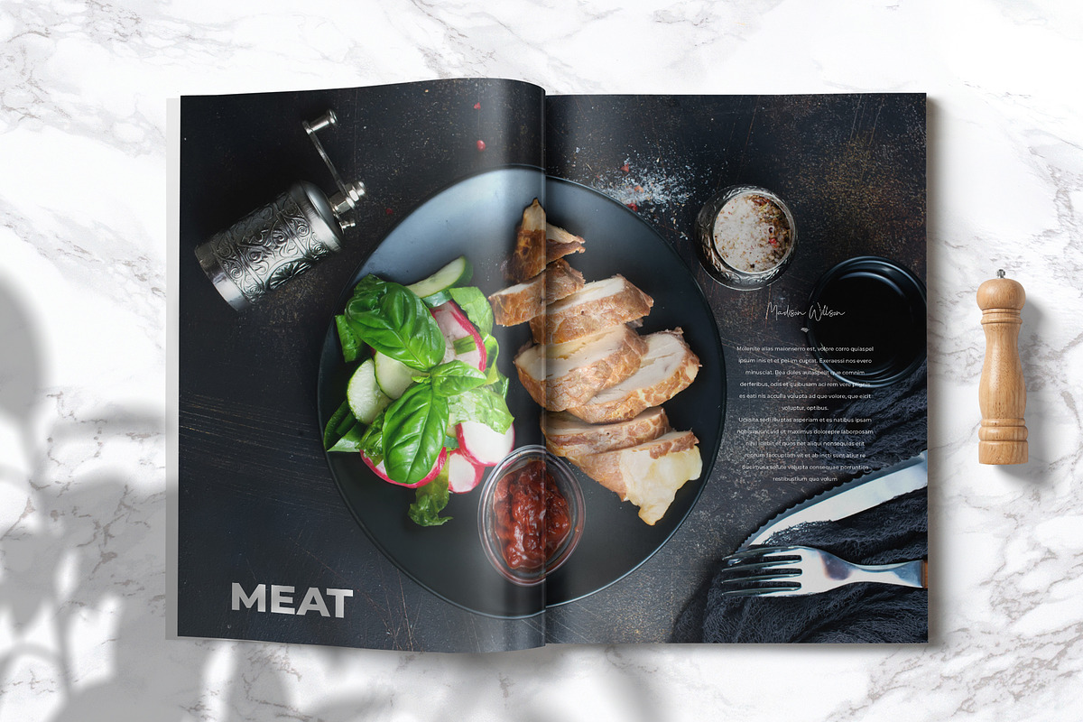 Cookbook / Recipe Book, a Templates & Theme by StockInDesign