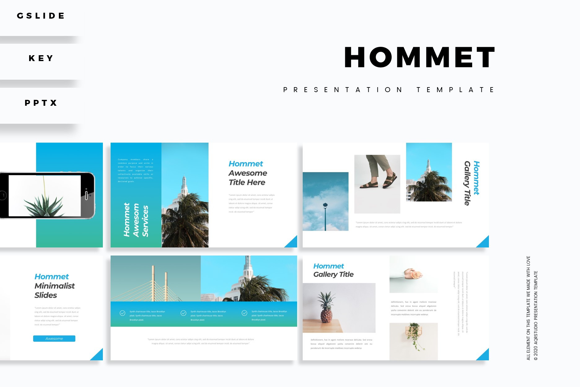 Hommet - Presentation Template, a Presentation Template by AQR Studio