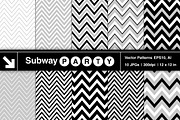 Vector Chevron Patterns, a Pattern Graphic by SubwayParty