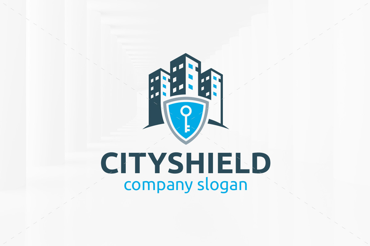 City Shield Logo Template, a Branding & Logo Template by LOGOMAGINE