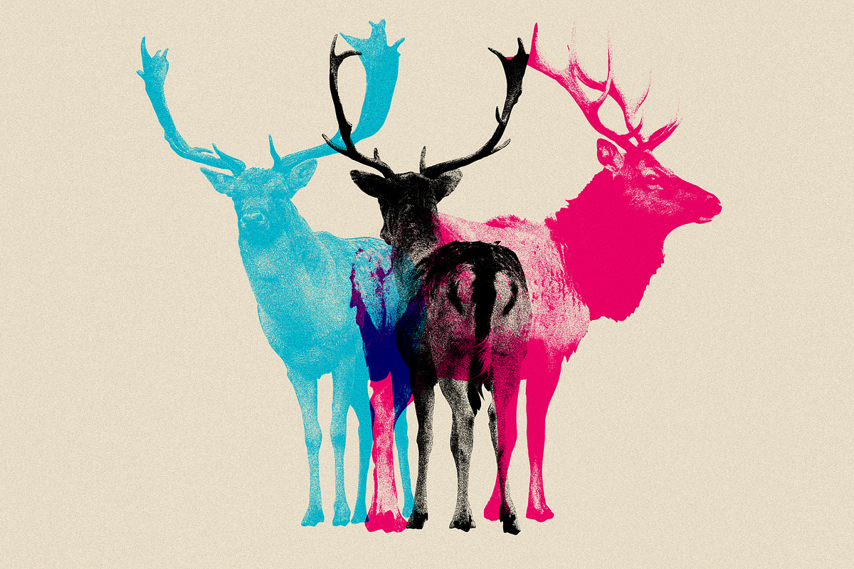 Risograph - Risoprint Effect, a Texture Graphic by Graphicdome