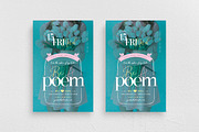 Be A Poem Flyer Template, a Flyer Template by Touringxx Creative Studio