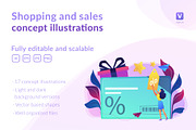 Shopping and sales vector pack, a Templates & Theme by Visual Generation