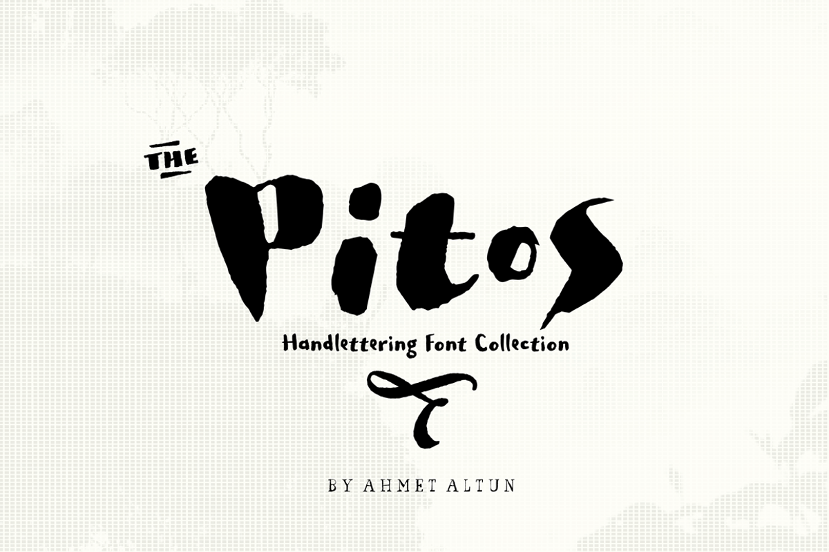 Pitos Font Family, a Sans Serif Font by Ahmet Altun