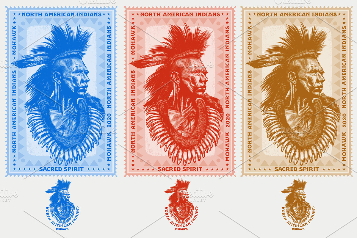 MOHAWK - Vector illustration, an Illustration by Artistic & Unique