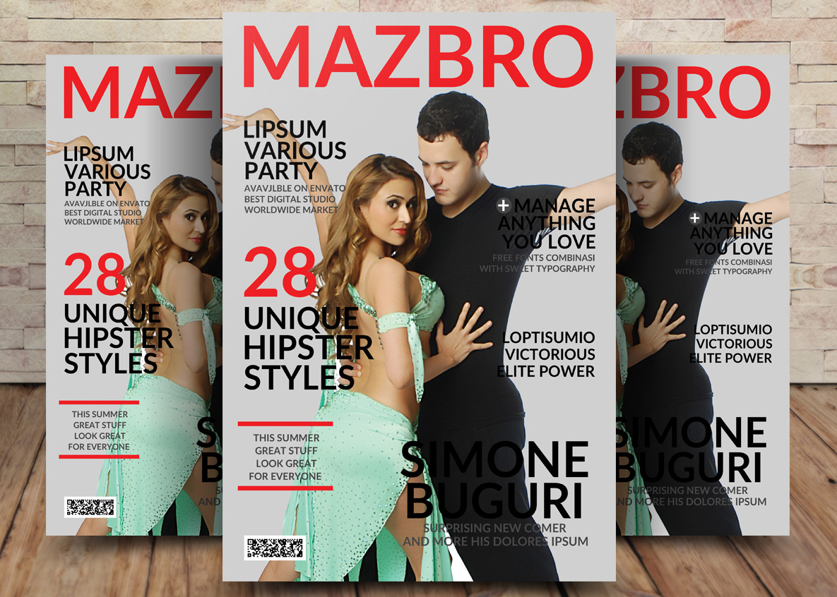 Magazine Template, a Flyer Template by graphicforest