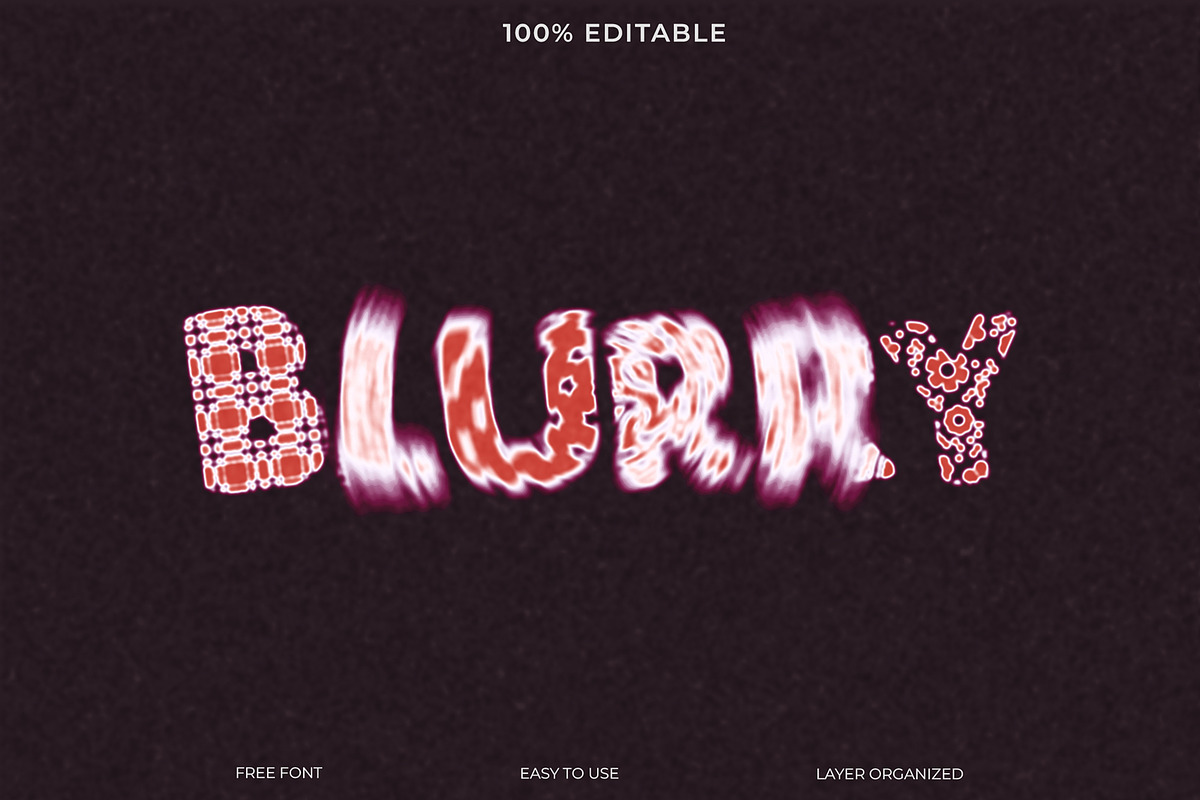 Blurry Text Effect Style PSD, a Layer Style Add-On by Imamul001