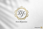 Wedding Monogram DJ, a Branding & Logo Template by Monogram World