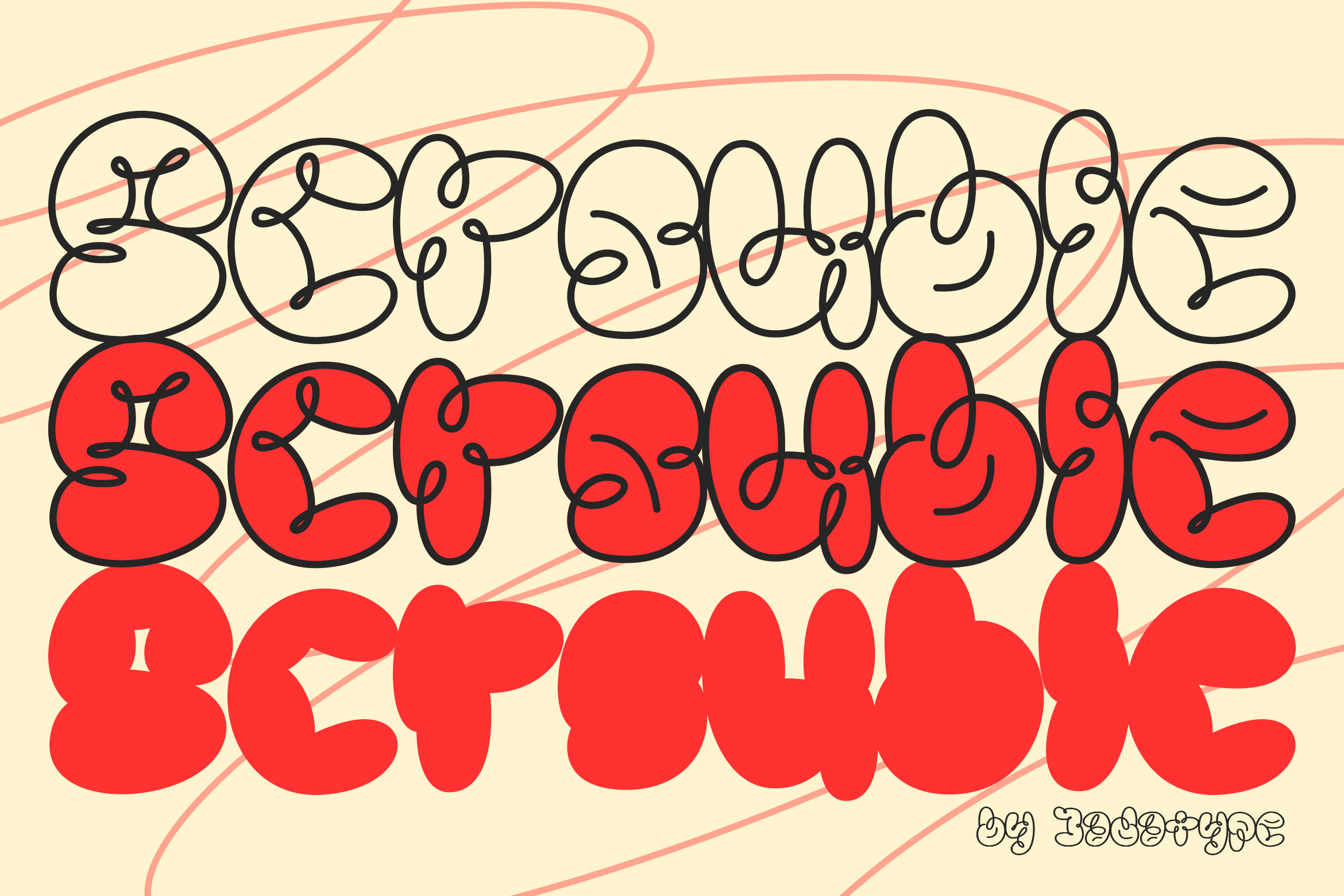 Scrouble Font | Simple Scribble, a Symbol Font by Jadatype.id ...