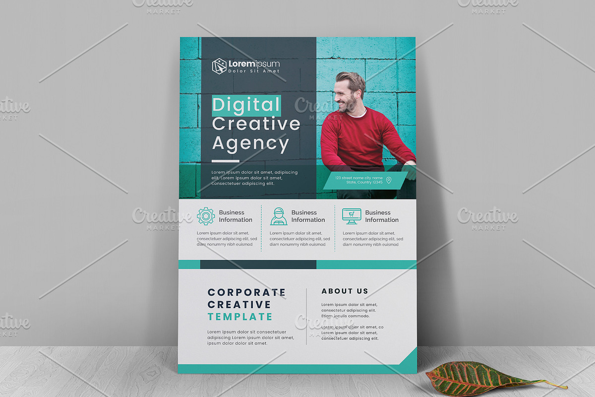 Clean Flyer Template, a Flyer Template by Cristal Pioneer