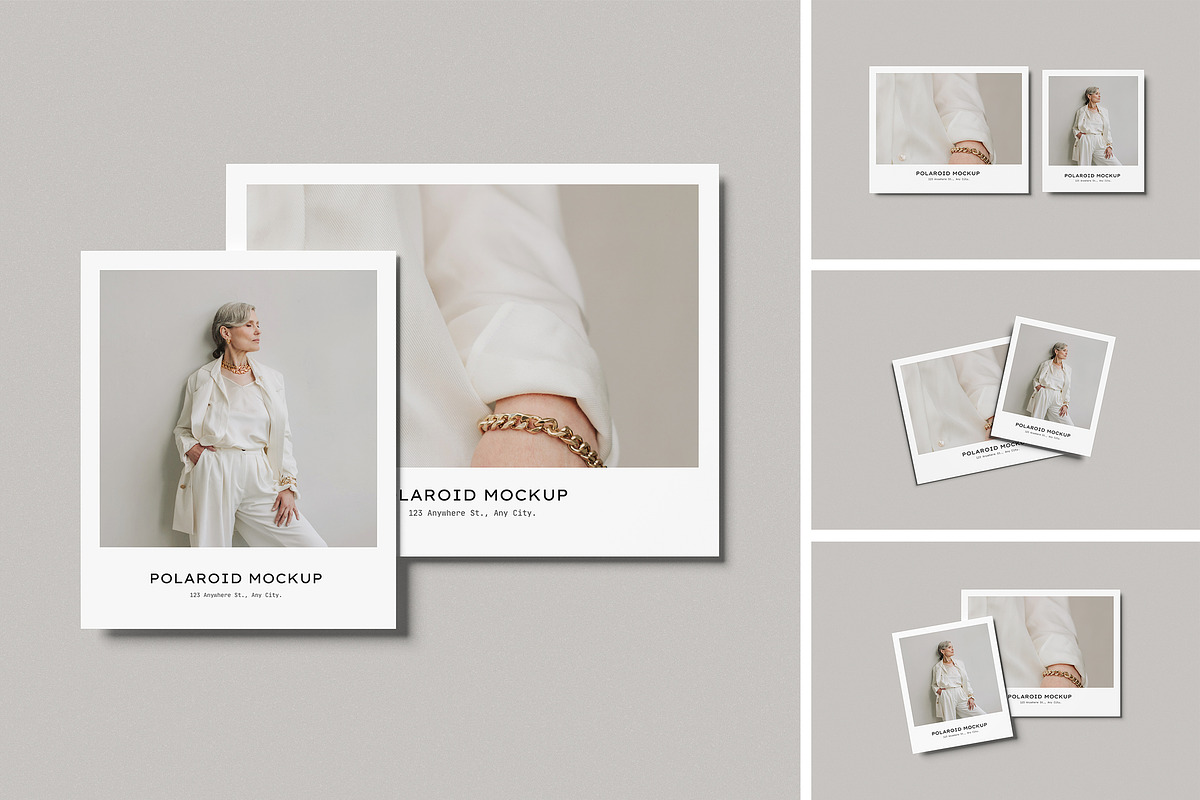 High Quality Polaroid Mockup, an Advertising Mockup by swsi-studio
