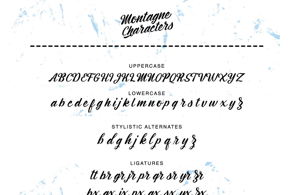 Montagne Typeface, a Font by QueenType