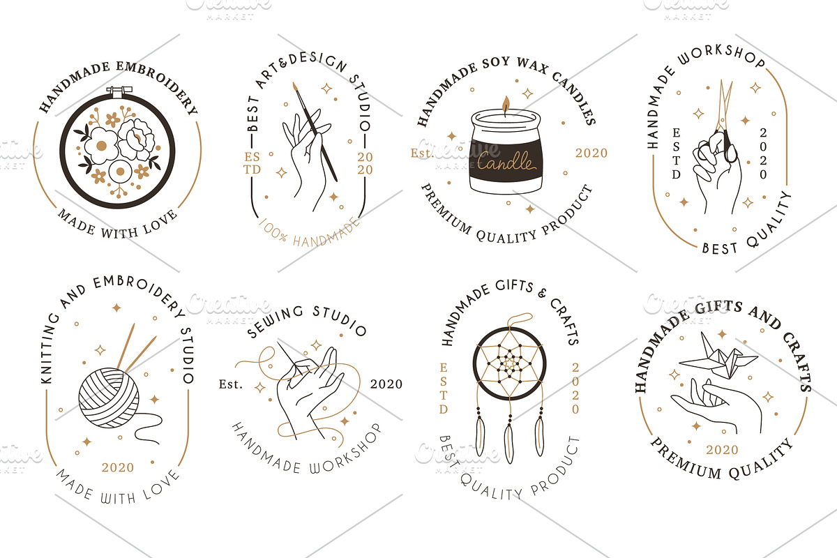 Handmade workshop signs. Craft, a Decorative Illustration by YummyBuum ...